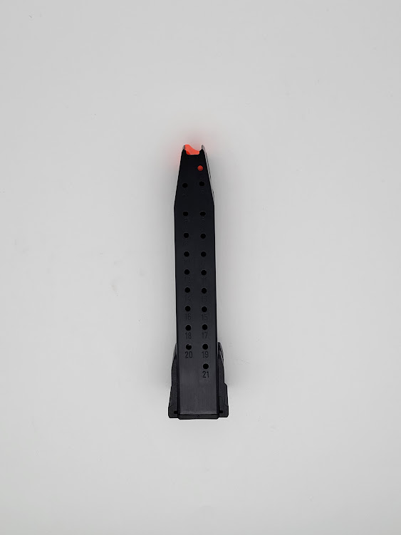 P320, P250, FULL-SIZE 21RD 9MM MAGAZINE, EXTENDED, BLACK, XFL, Orange ...