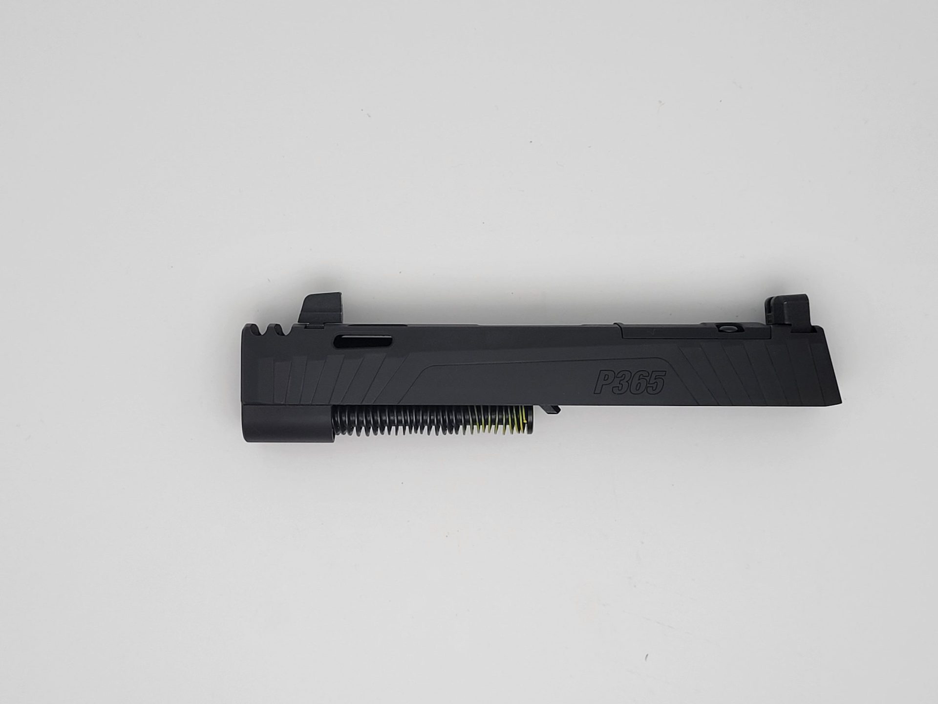 P365X, 3.1″, 9MM SPECTRE COMP SLIDE ASSEMBLY, INTEGRATED COMP – BLACK W ...