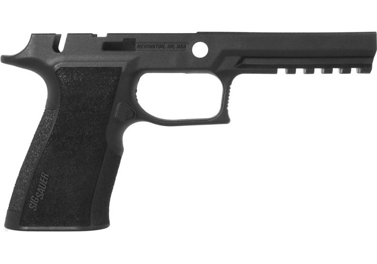 SIG SAUER P320 X-TEN, XTEN FULL-SIZE GRIP MODULE, MANUAL SAFETY, BLACK ...