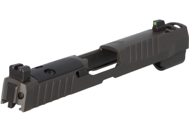 P320 LEGION COMP FULL-SIZE SLIDE ASSEMBLY-GRAY – Desert Depot Arms